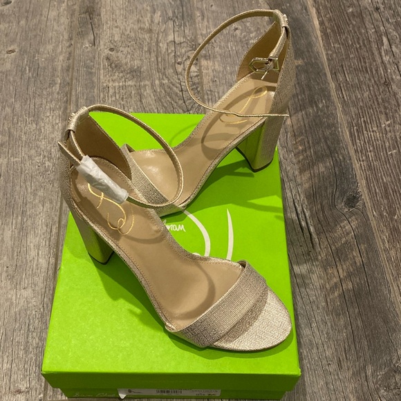 Sam Edelman | Shoes | Sam Edelman Gold Metallic Yaro Heels | Poshmark